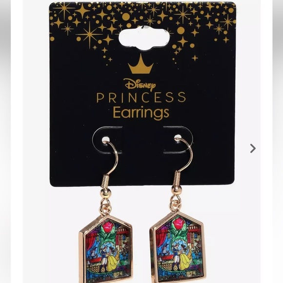 Disney Neon Tuesday | Jewelry | Disney Beauty And The Beast Stained ...